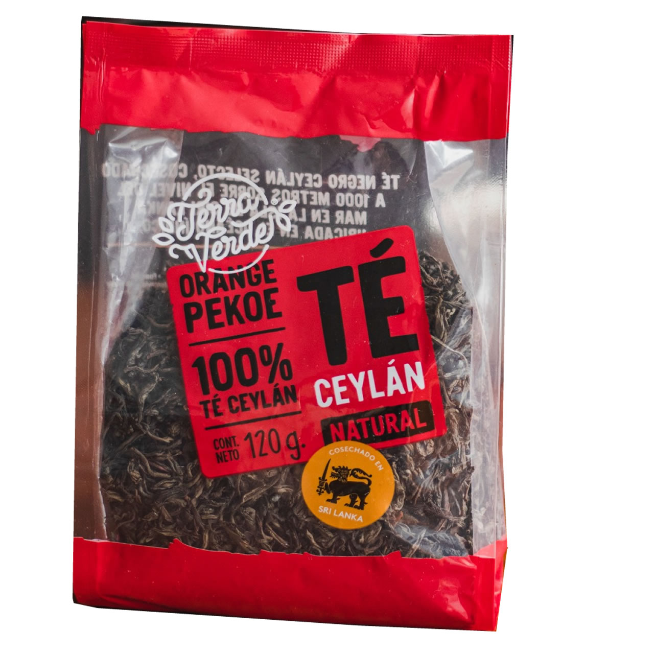 Té Ceylan Natural Hebras Terra Verde120grs