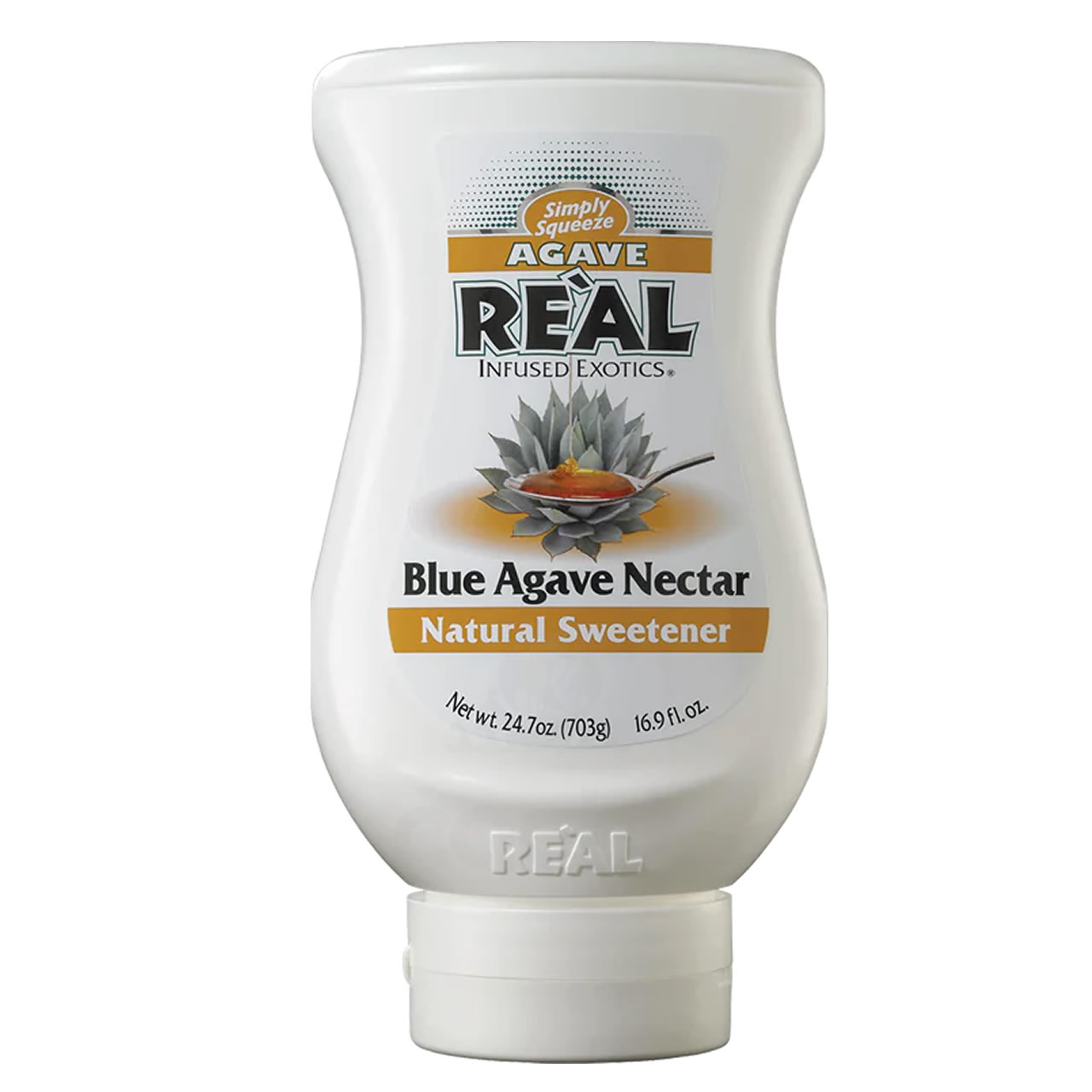 Real Blue Agave Nectar Natural Sweetener 703grs Endulzante Natural