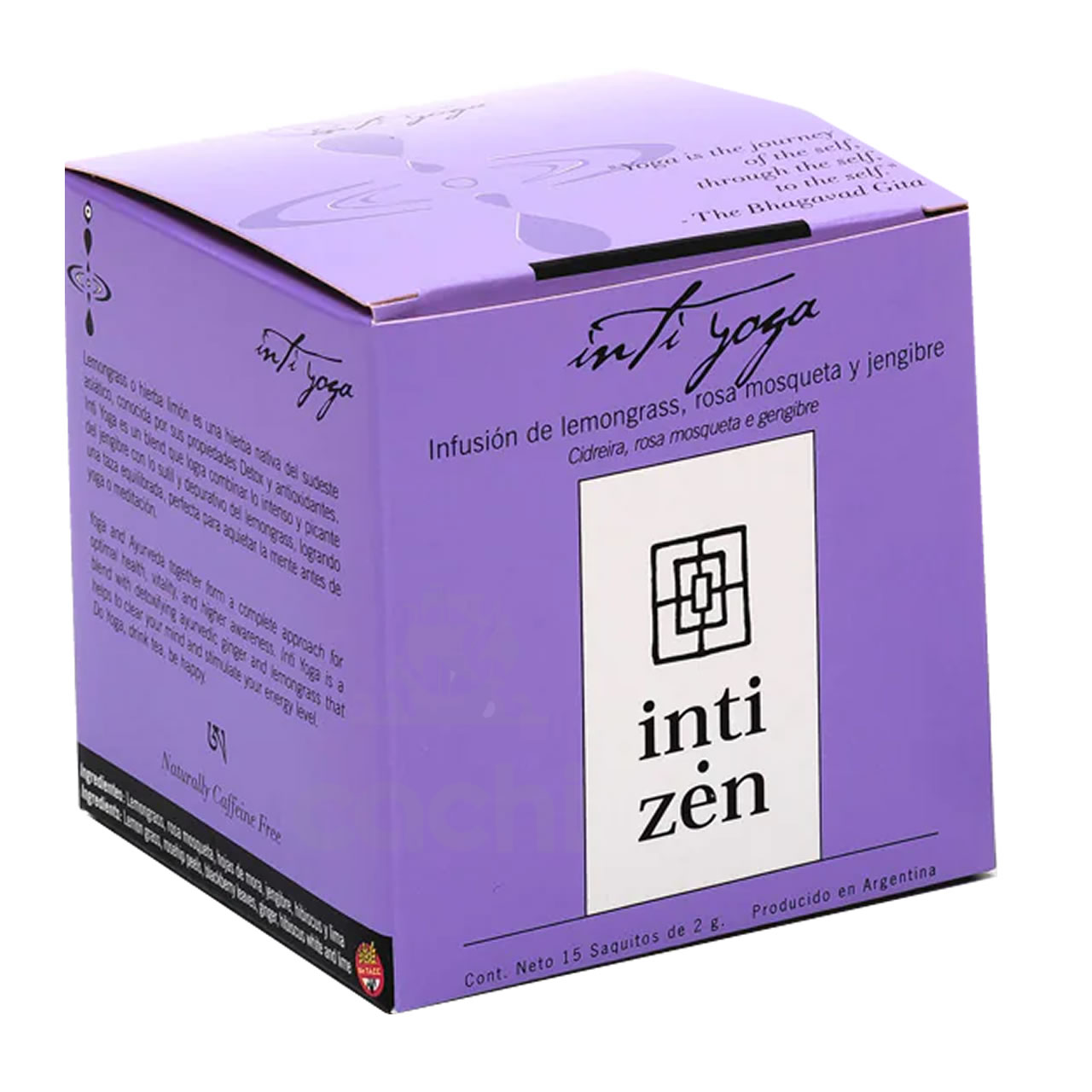 Te Inti Zen Rosa Mosqueta Jengibre y Lemongrass 15 sobres Infusión