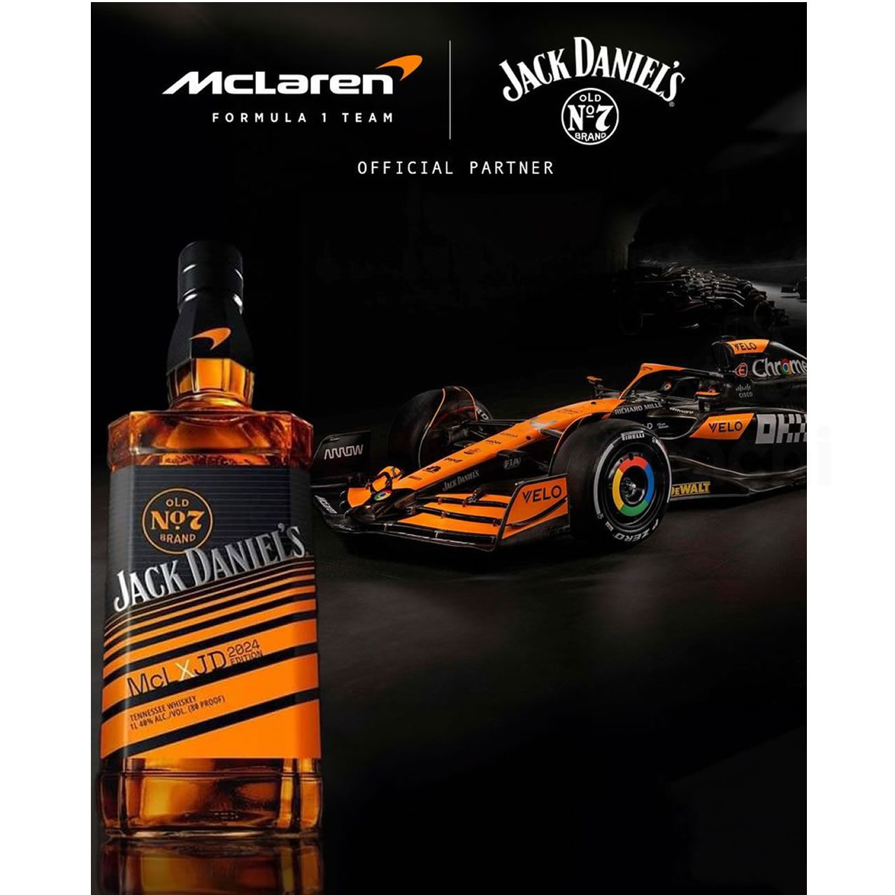 Whiskey Jack Daniel's Ltd Edition McLaren 1litro